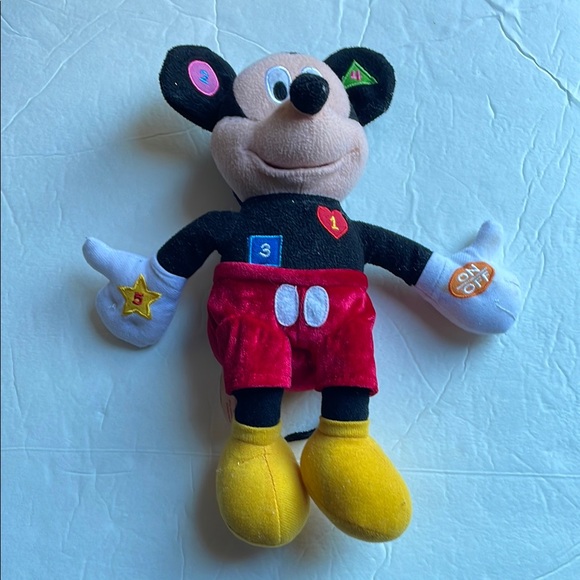 Disney | Toys | Disney Mickey Mouse Learning Plush Toy | Poshmark